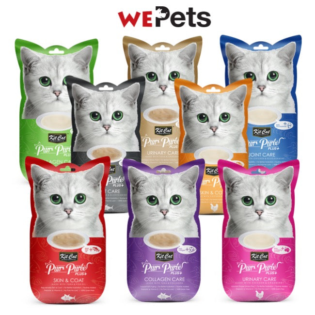 [Bundle of 3] Kit Cat Pur Puree Plus Cat Treats – WePets